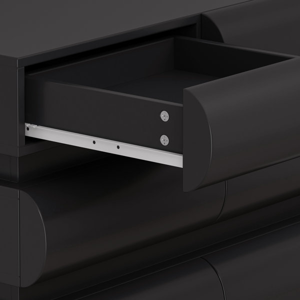 Ivy Bronx Swyn Modern 8 Drawer Dresser Chest Without Handle for Bedroom ...