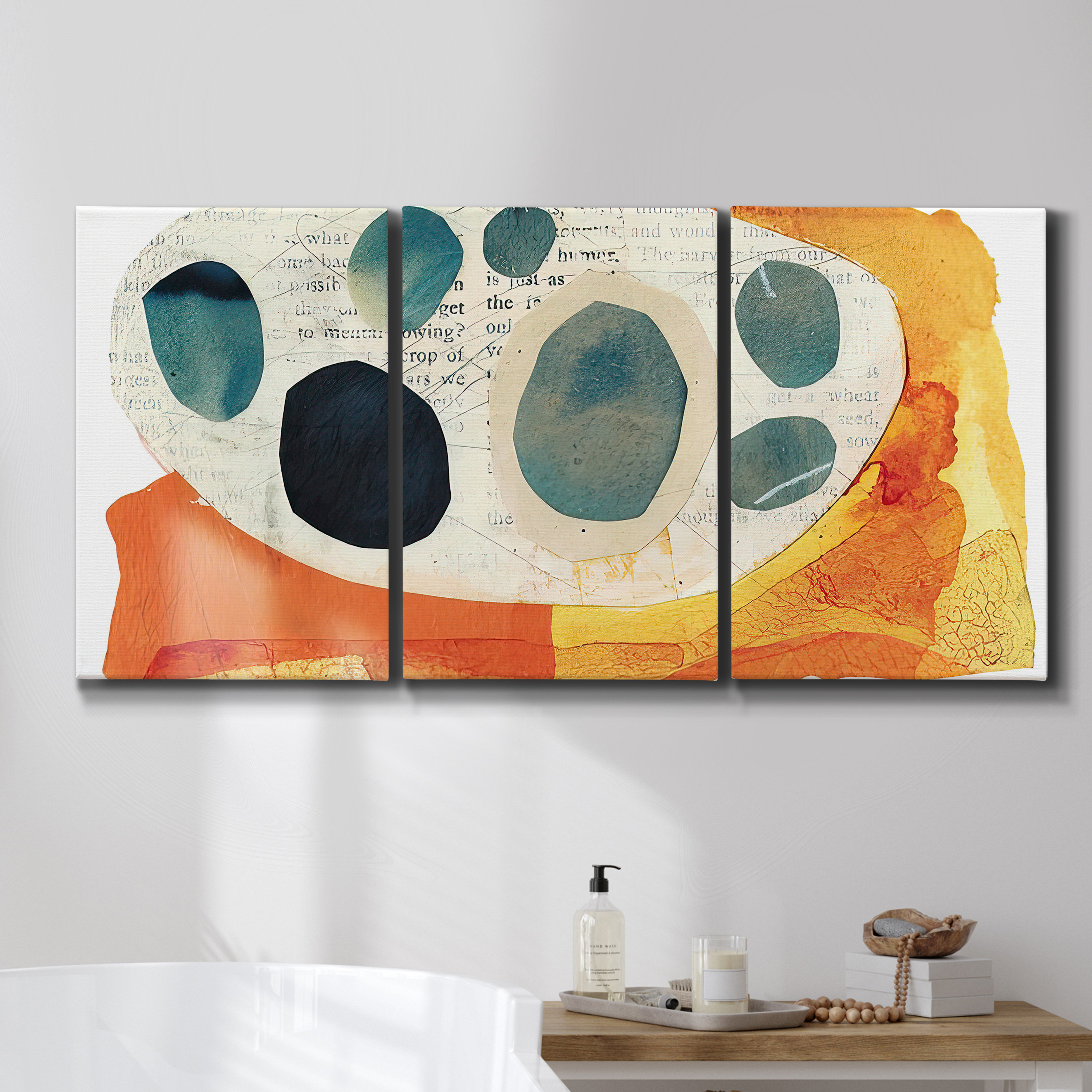 Wrought Studio™ Path at Giverny, 1885 - Multi Piece Framed Canvas | Wayfair