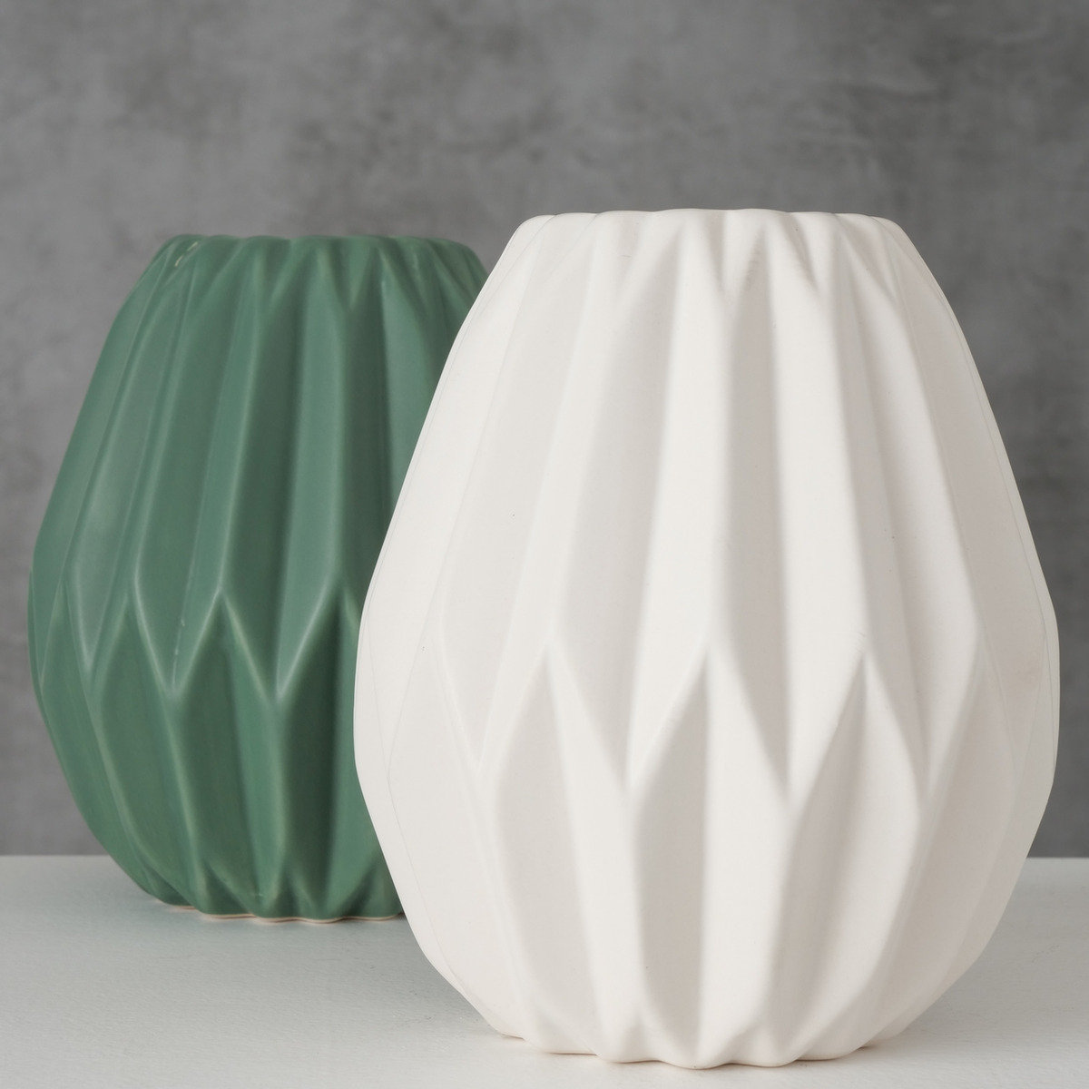 Latitude Run® 2 Piece Geometric Vases | Wayfair