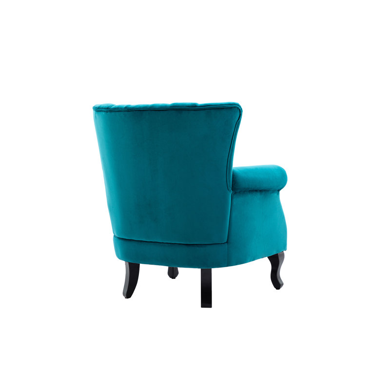 Rosdorf Park Dorava Velvet Accent Chair & Reviews | Wayfair
