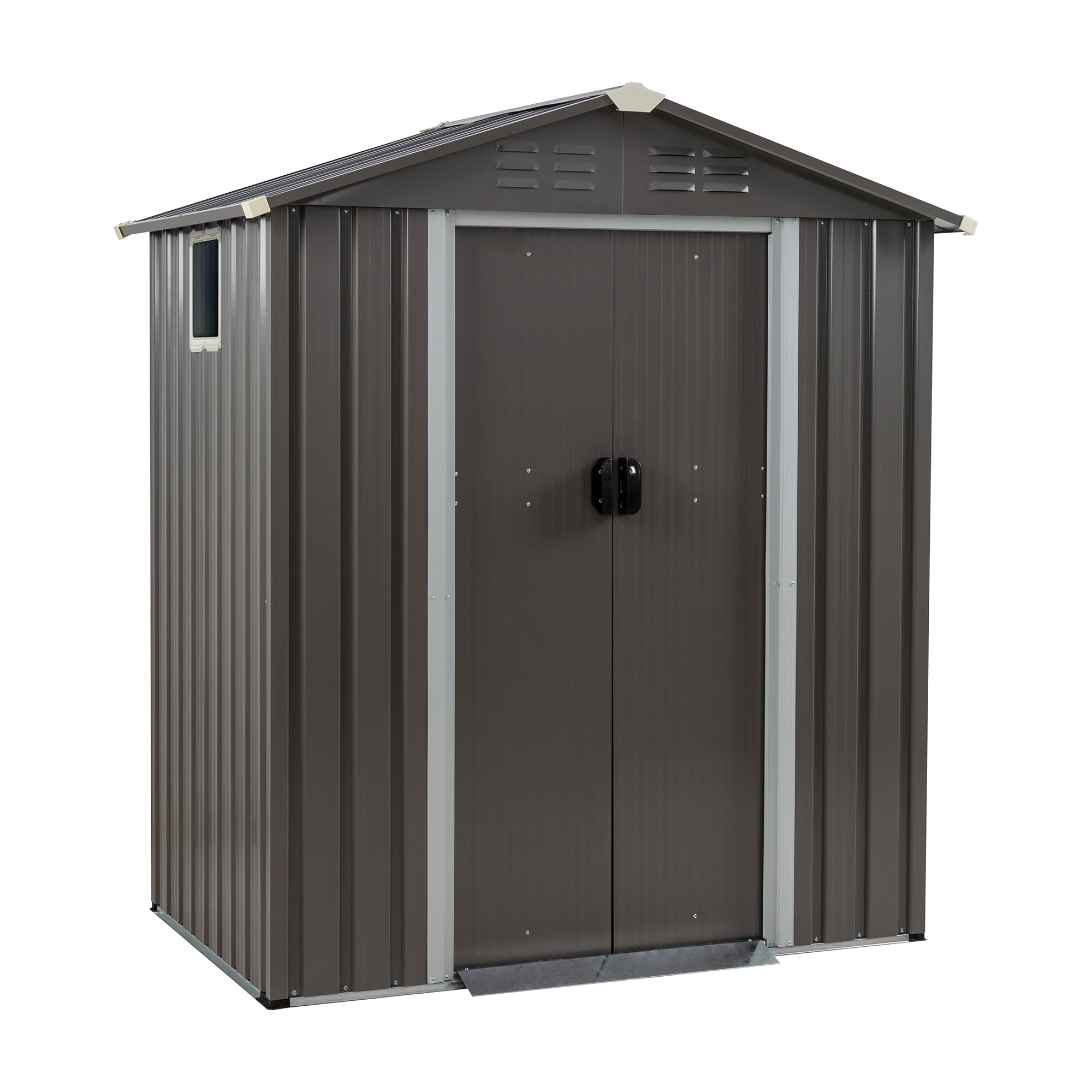 walsunny Outdoor Storage Shed, Metal Tool Shed Clearance Garden Steel ...