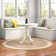 Charlton Home® Shady Round Solid Wood Dining Table & Reviews | Wayfair