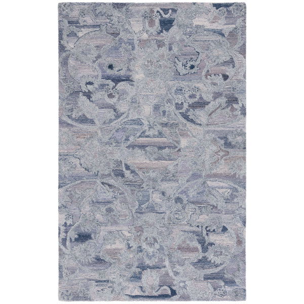 17 Stories Anine Hand Tufted Floral Rug | Wayfair