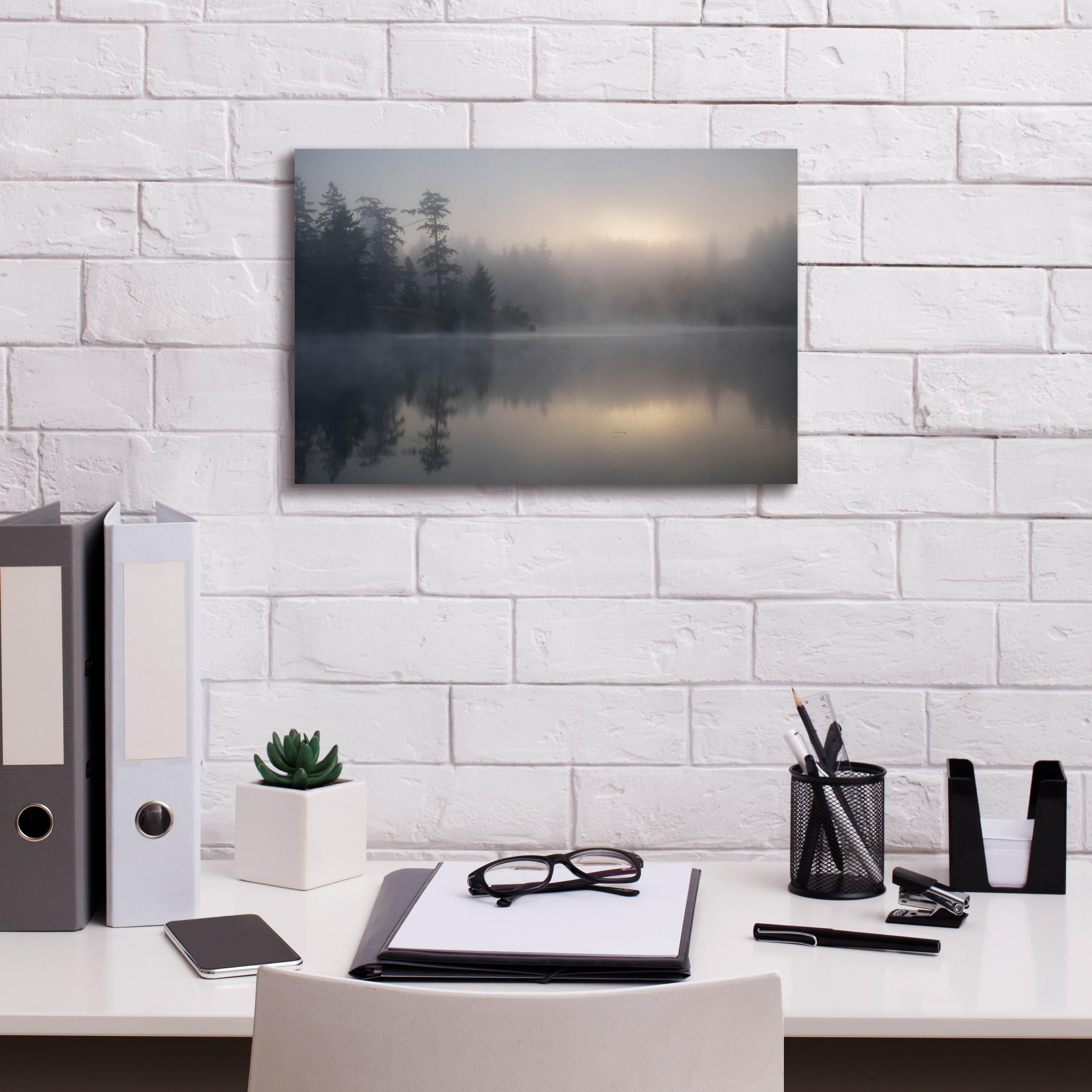 Epic Graffiti 'Dream Lake' by Brandon Wong Canvas Wall Art | Wayfair