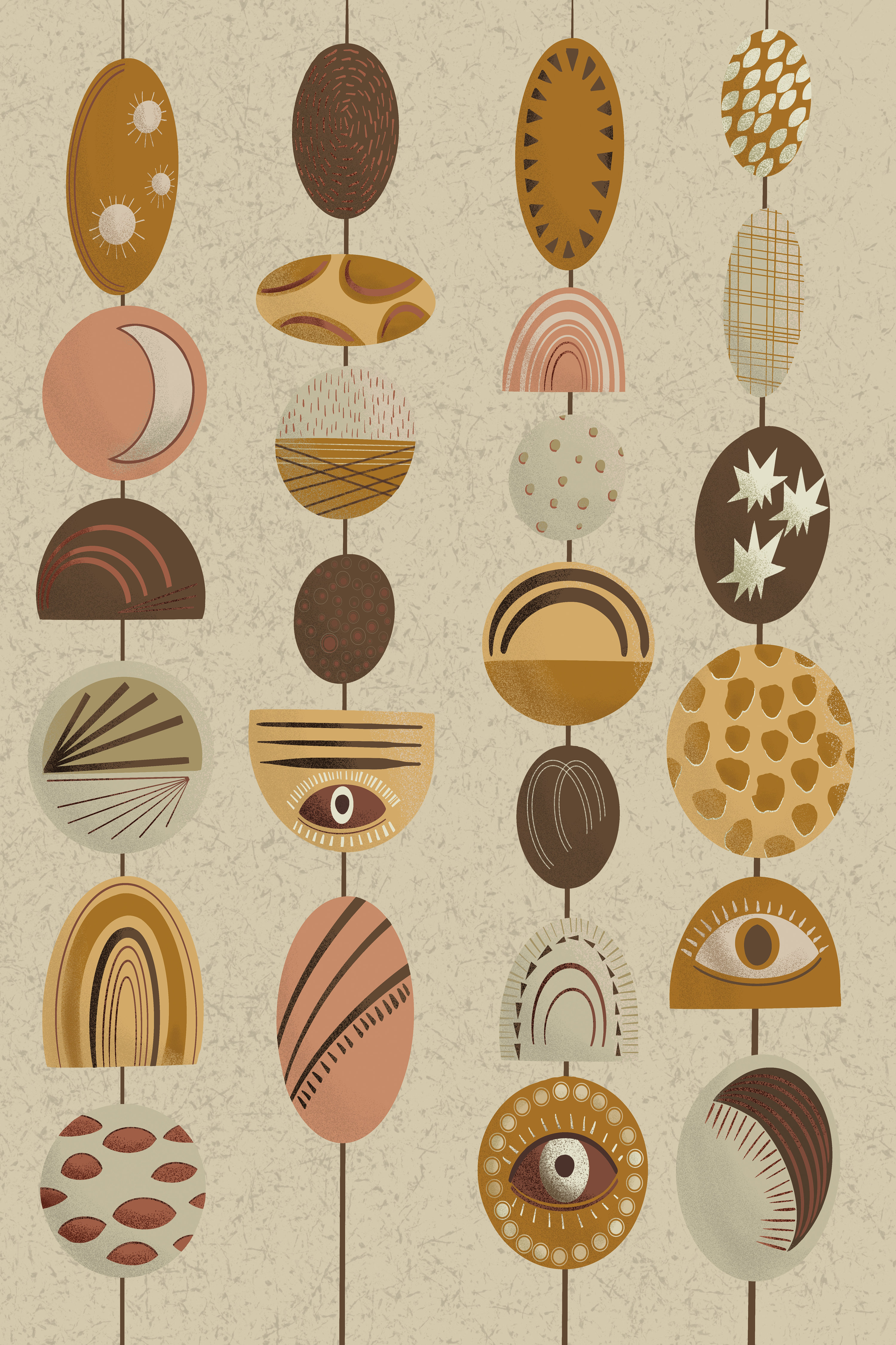 Winston Porter Konnar Boho Chimes II On Canvas by Regina Moore Print ...