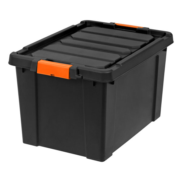 IRIS USA, Inc. 76 Qt./19 Gal. Heavy-duty Stackable Storage Tote ...
