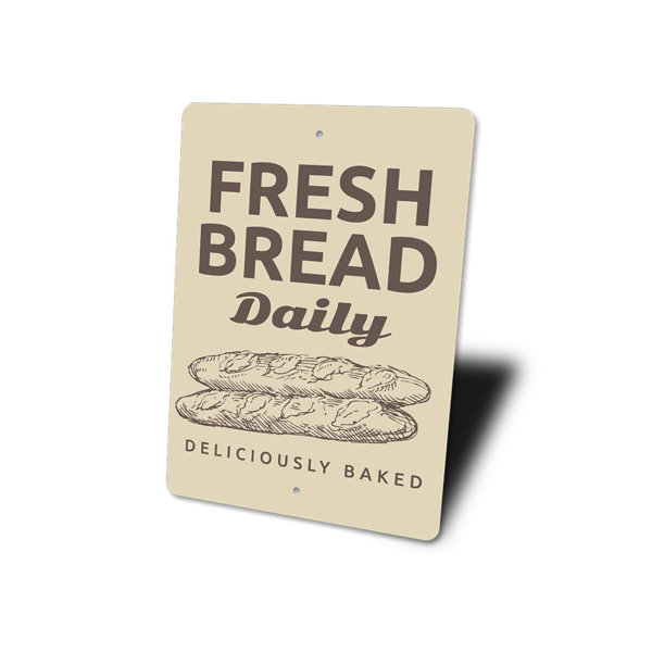 Lizton Sign Shop, Inc Fresh Bread Sign | Wayfair