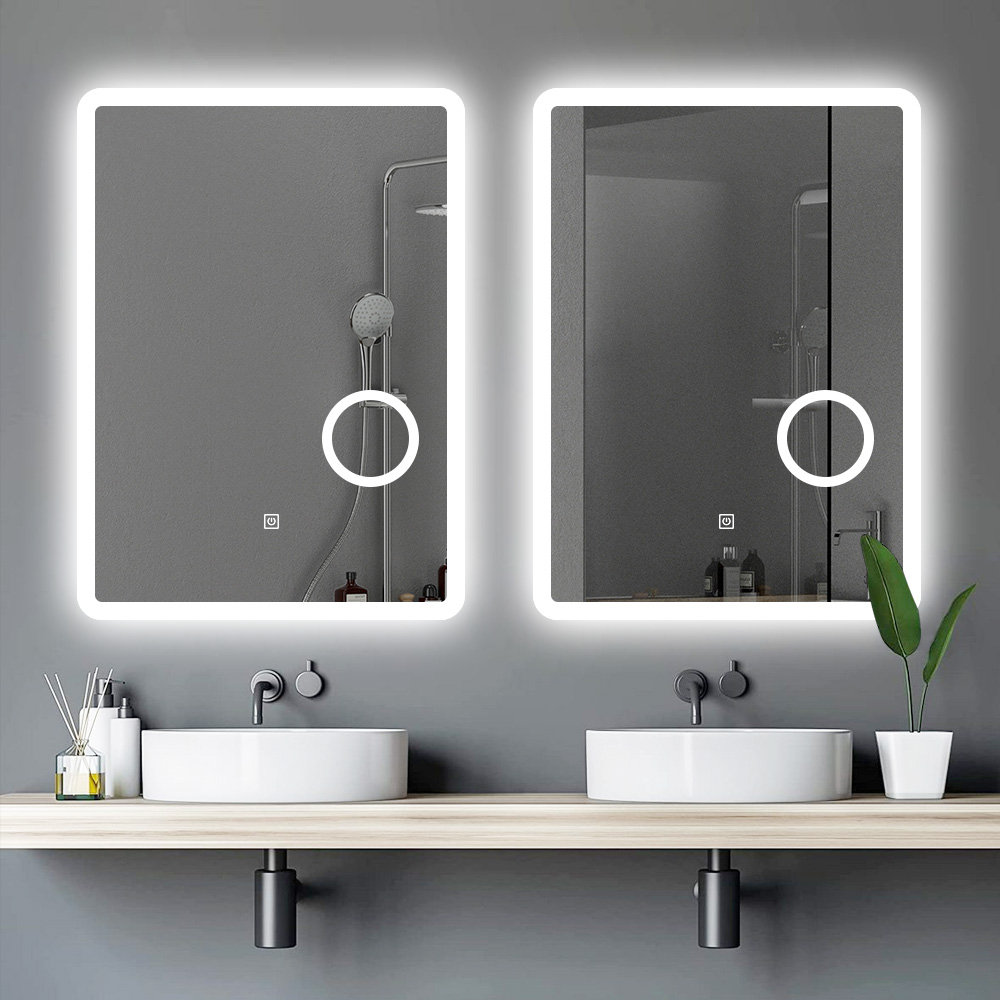 Orren Ellis Lighted Makeup / Shaving Mirror - Wayfair Canada