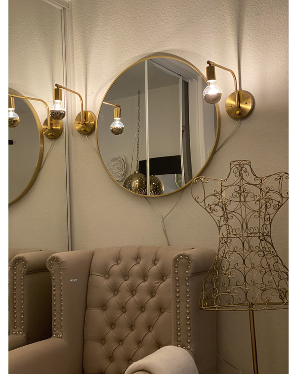 Everly Quinn Chineme Flush Mounted Sconce | Wayfair