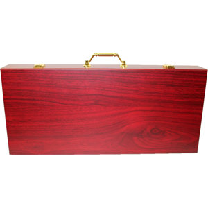 USA MJ TABLE American Mahjong Set in Wood Case 166 Tiles 4 Wooden ...