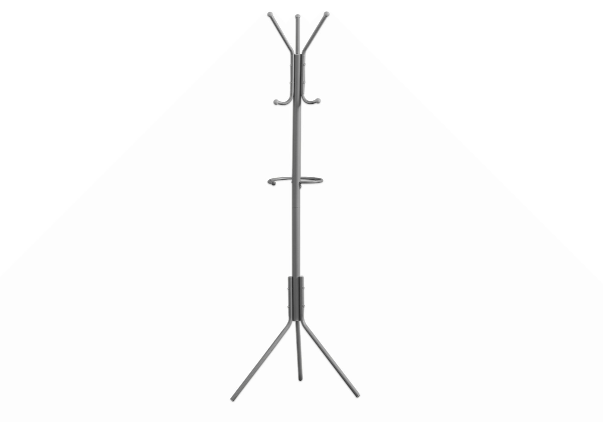 17 Stories Coat Rack, Hall Tree, Free Standing, Hanging Bar, 6 Hooks ...