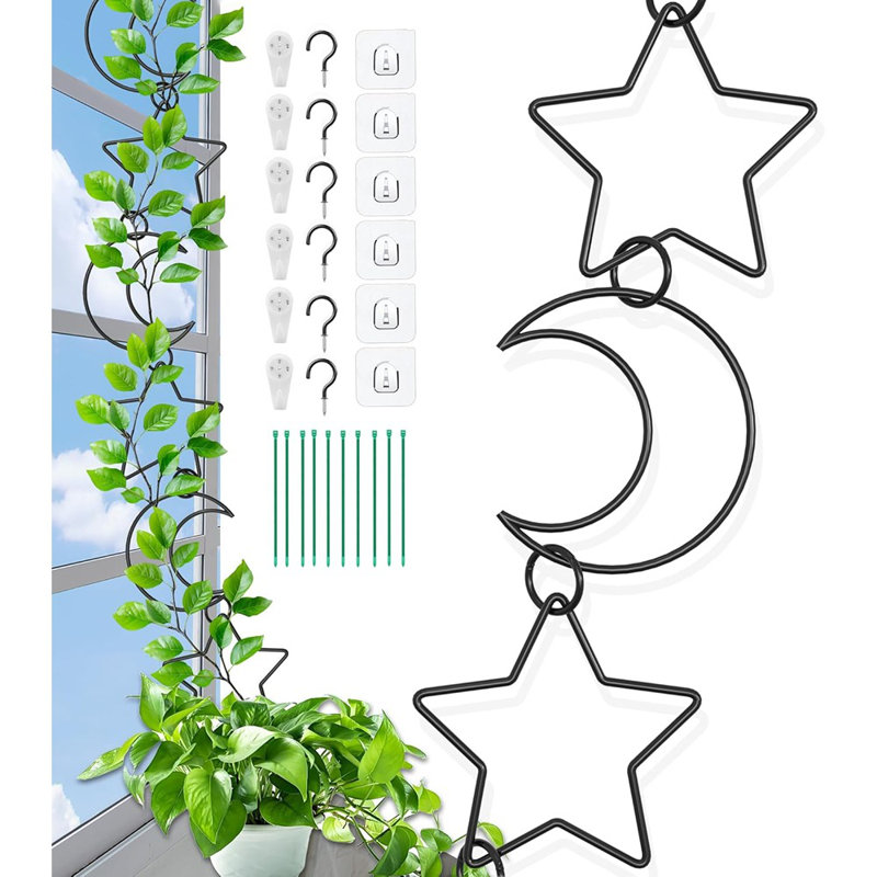 Arlmont & Co. 20 Pcs Chain Trellis For Climbing Plants, Plant Trellis ...