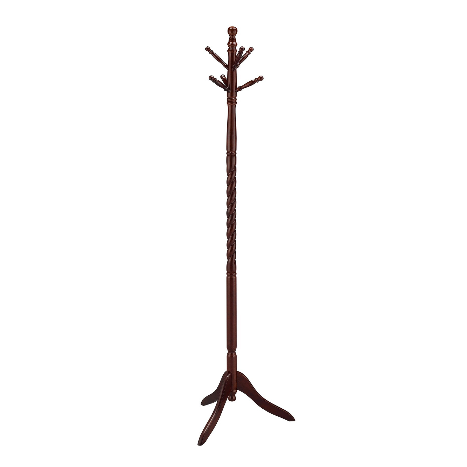 Charlton Home® Wooden Standing Coat Rack | Wayfair