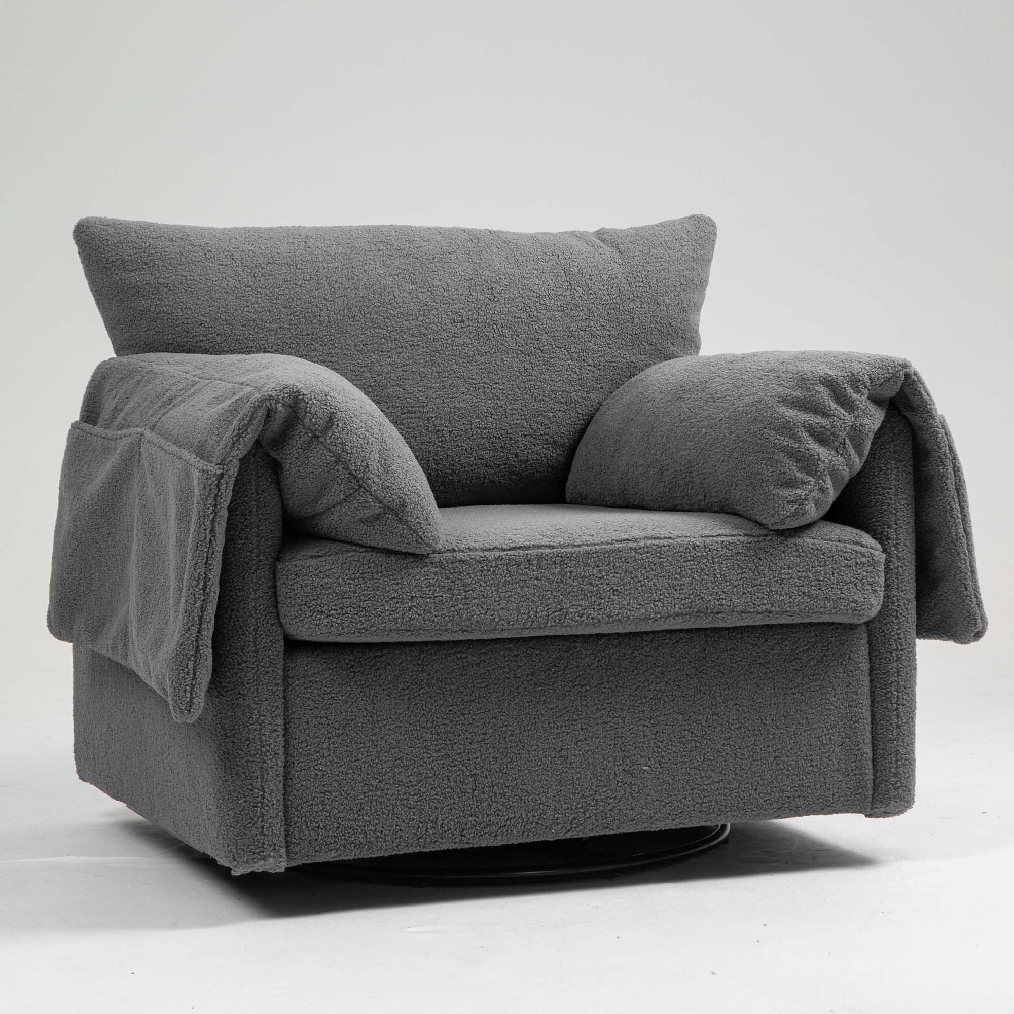 17 Stories Oversized Swivel Armchair | Wayfair