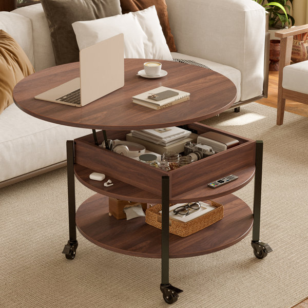 Gracie Oaks Torron Lift Top Coffee Tables ,Casters cocktail table ...