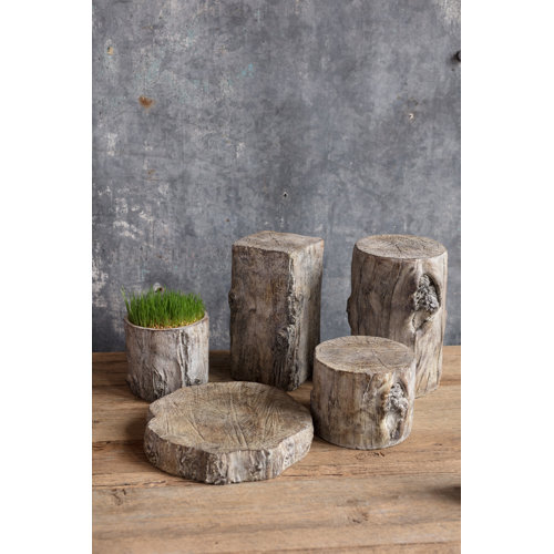 Millwood Pines Fuchs Stone Pedestal Plant Stand & Reviews | Wayfair