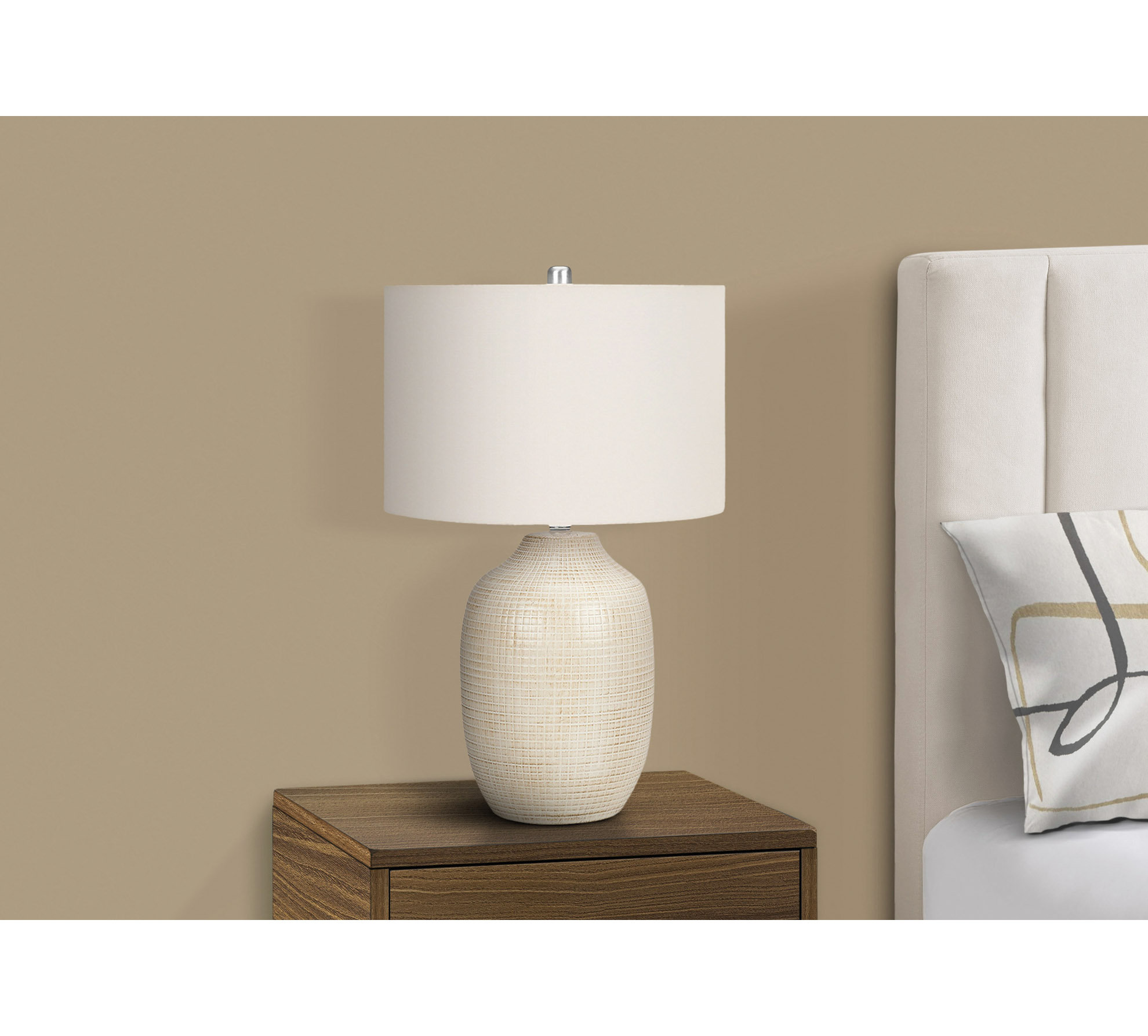 Latitude Run® Table Lamp, Lighting, Ceramic, Ivory / Shade ...