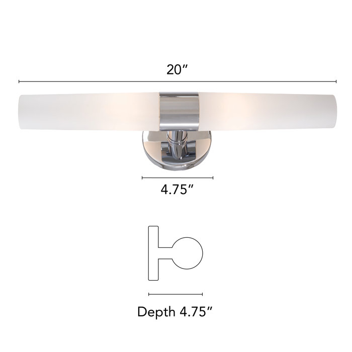 George Kovacs Saber 2 - Light Dimmable Vanity Light & Reviews | Wayfair