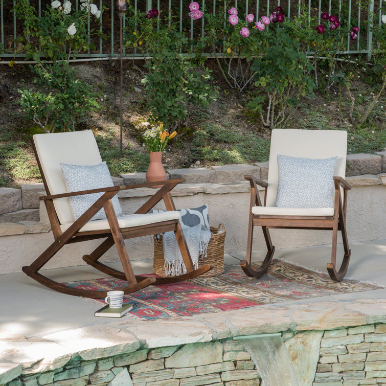 George Oliver Gerling Outdoor Rocker Chair & Reviews | Wayfair