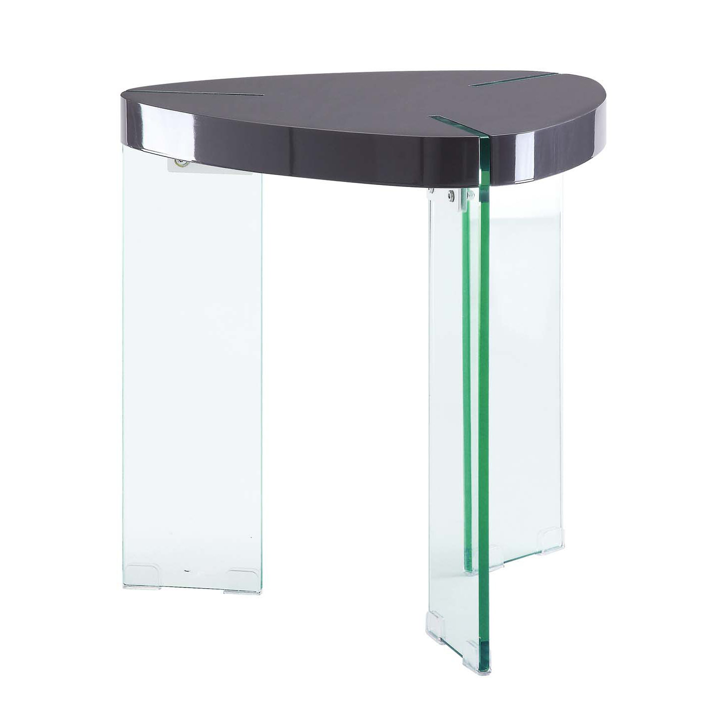 Wrought Studio High Gloss End Table, Triangular Side Table - Wayfair Canada