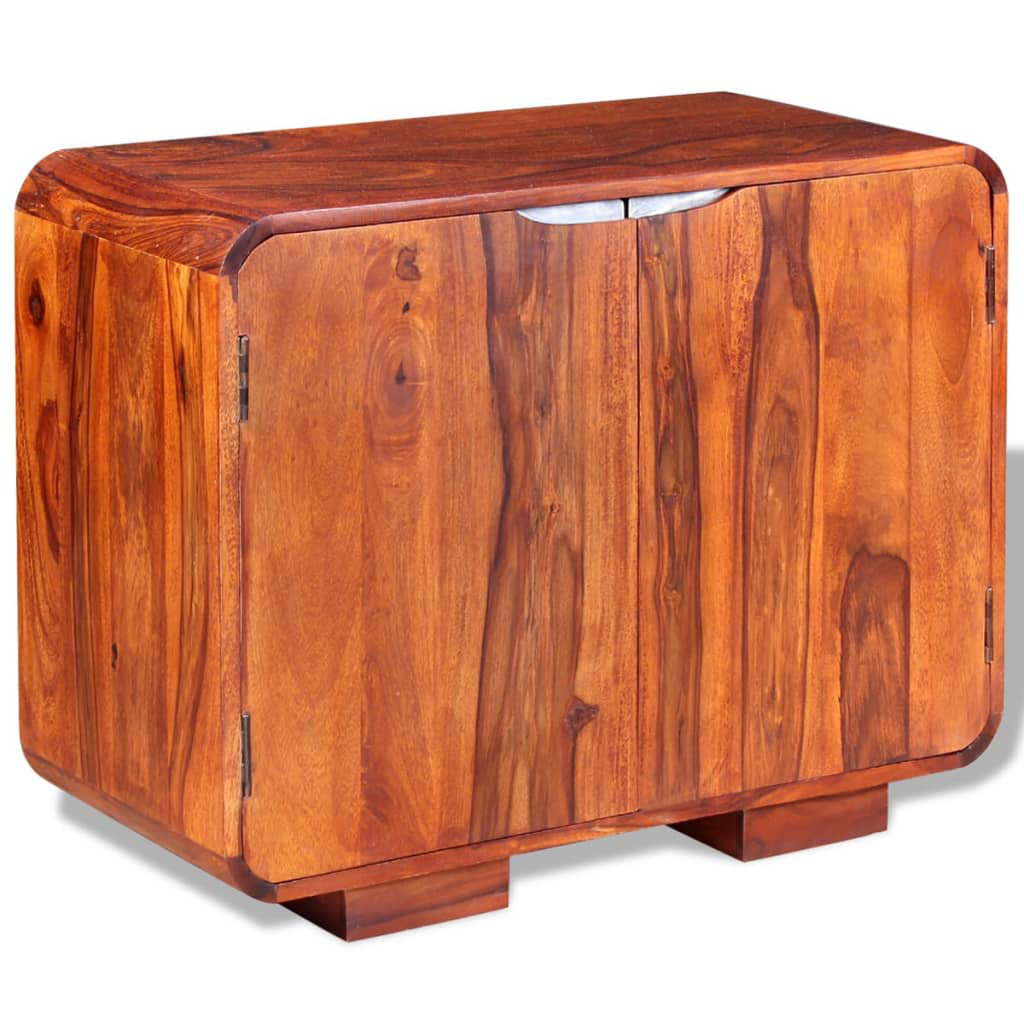 Millwood Pines Taube Solid Wood 2 - Door Accent Cabinet | Wayfair