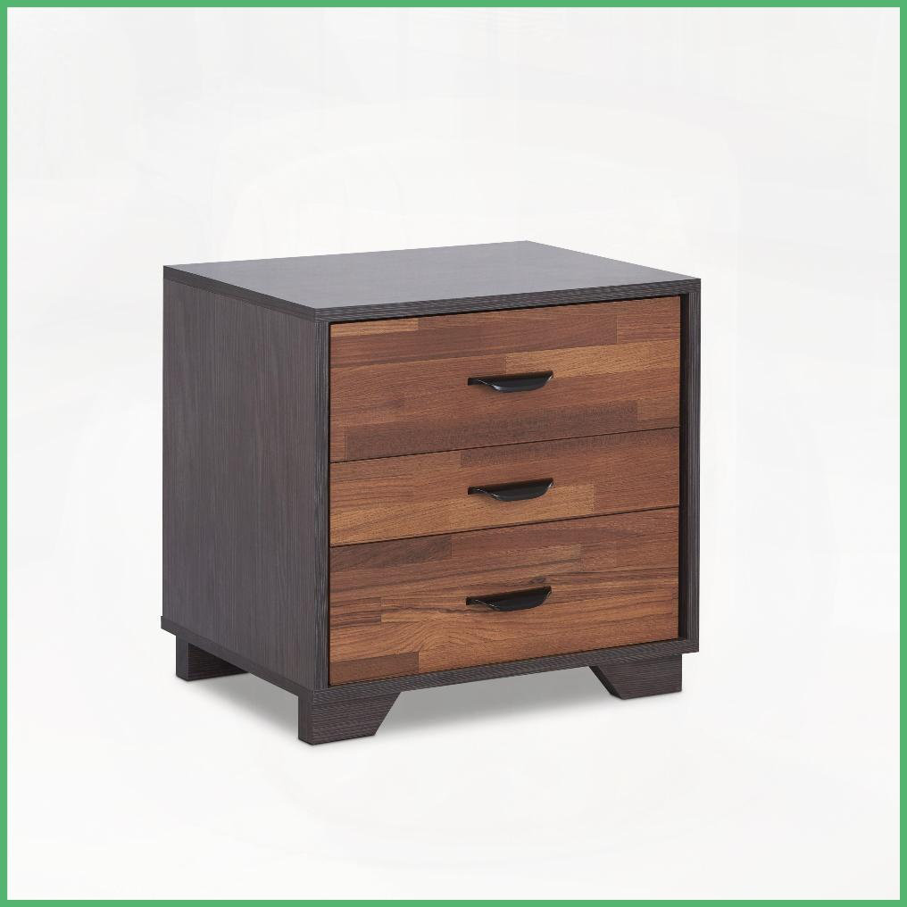 Latitude Run® Walnut & Espresso Eloy Coffee Table with Smooth Drawers ...