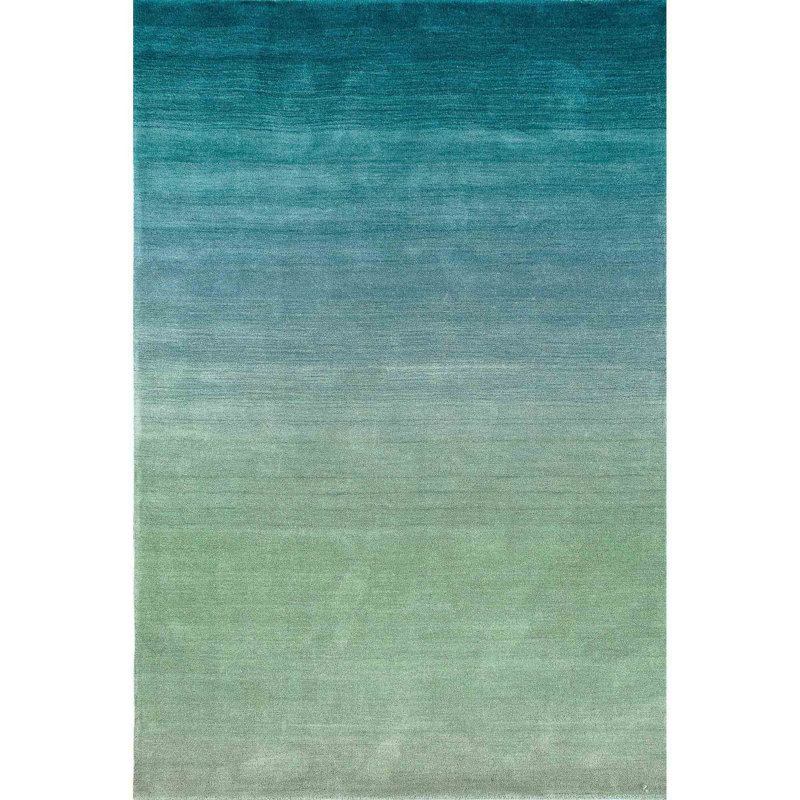 Highland Dunes Wilfredo Flatweave Wool Ombre Rug & Reviews | Wayfair