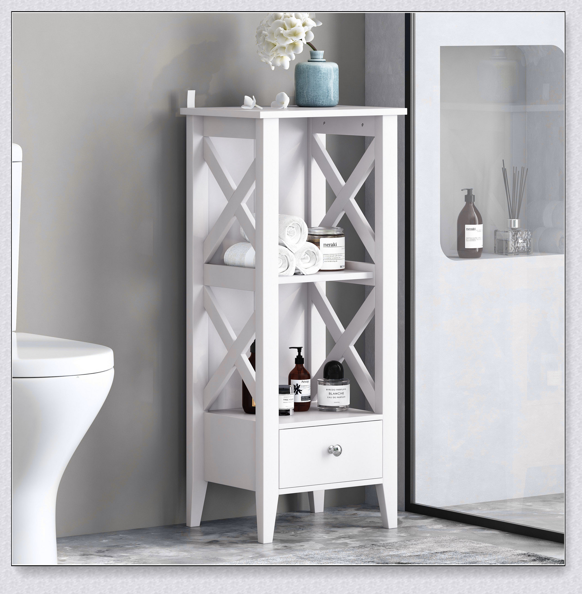 August Grove 1 DRAWER STORAGE RACK - Wayfair Canada