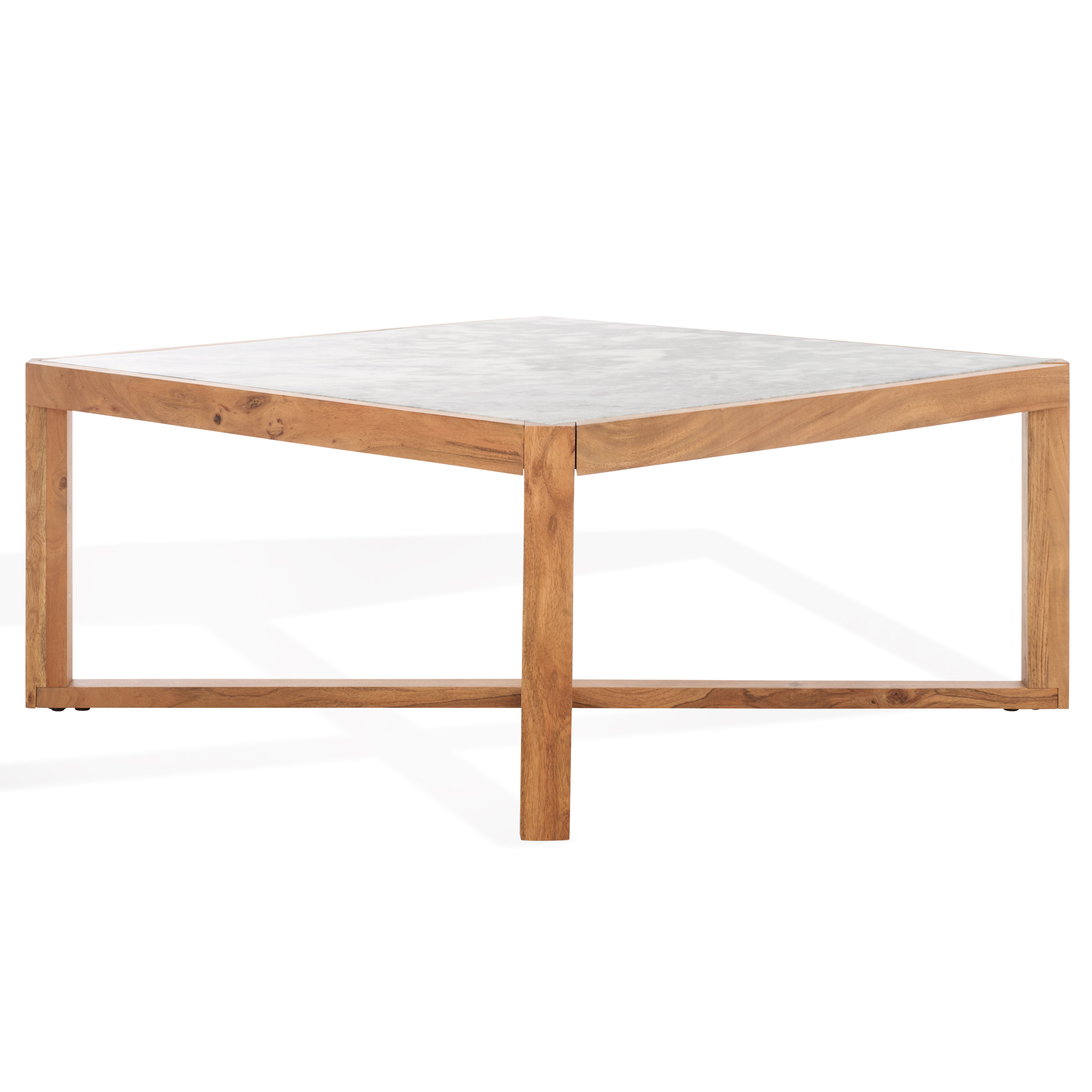 Hokku Designs Ditmar Marble Top Coffee Table | Wayfair
