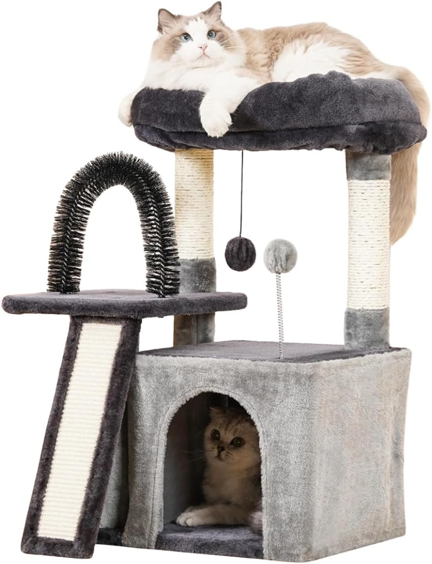Tucker Murphy Pet™ Pets Cat Tree Tower for Indoor Cats, Multi-Level Cat ...