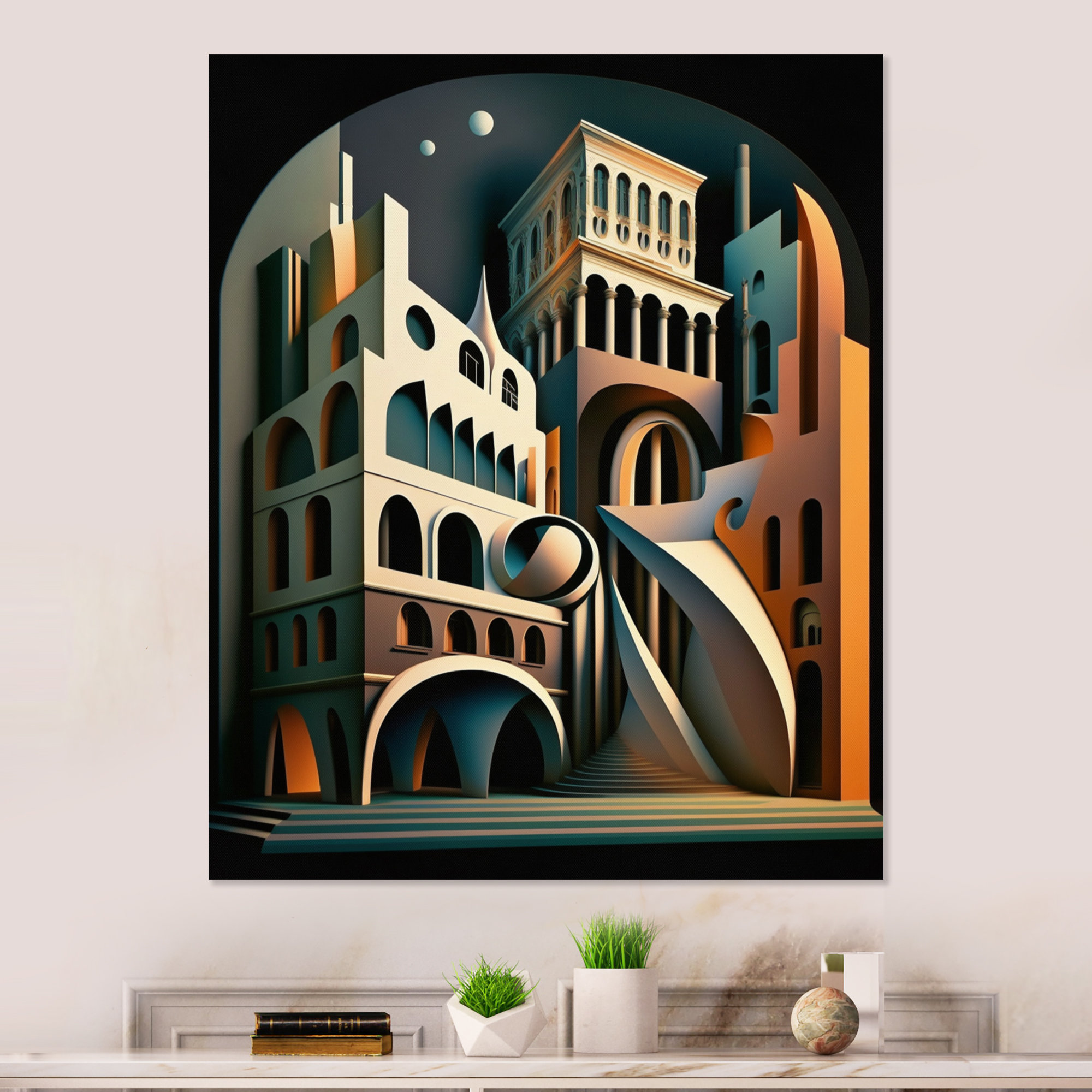 Red Barrel Studio® Geometric Graffiti VI " Geometric Graffiti VI ...