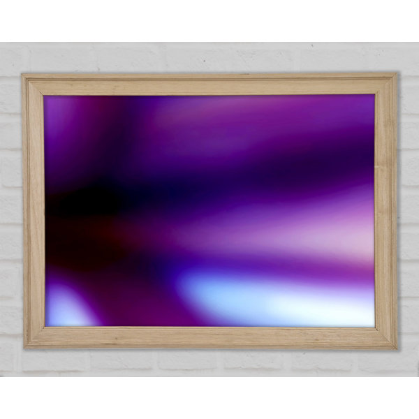 Ivy Bronx Purple Shadow Framed Print | Wayfair.co.uk