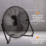 Hurricane Pro 3 Adjustable Speed High Velocity Metal Box Fan & Reviews ...