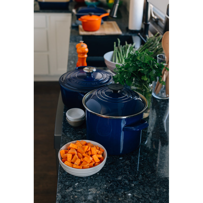 Le Creuset Enamel on Steel Stockpot with Lid & Reviews | Wayfair