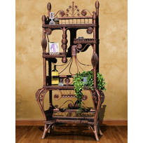 Noir Cubist Geometric Bookcase - Wayfair Canada