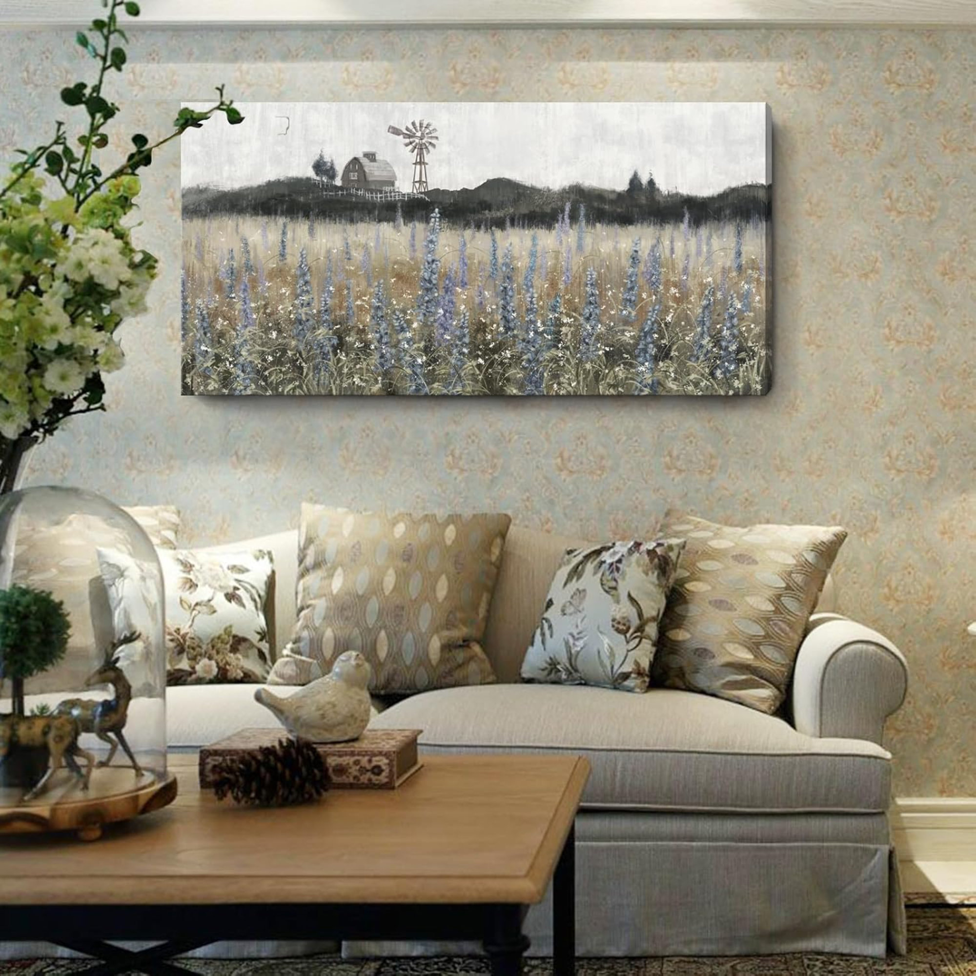 ToccoLeggero Large Wall Art For Living Room Vintage Farmhouse Decor ...