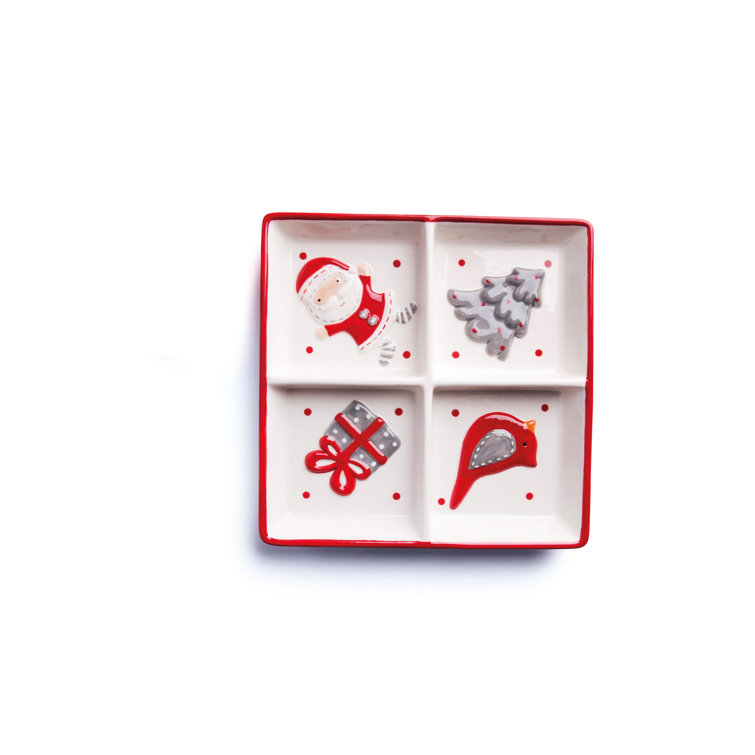 Excelsa Santa Claus Ceramic Condiment Server | Wayfair.co.uk