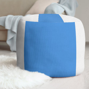 Bless international Tennessee Football Upholstered Ottoman | Wayfair