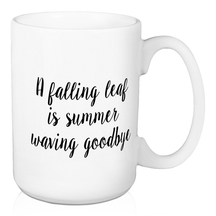 Wrought Studio Westphalia A Falling Leaf is Summer Waving Goodbye ...