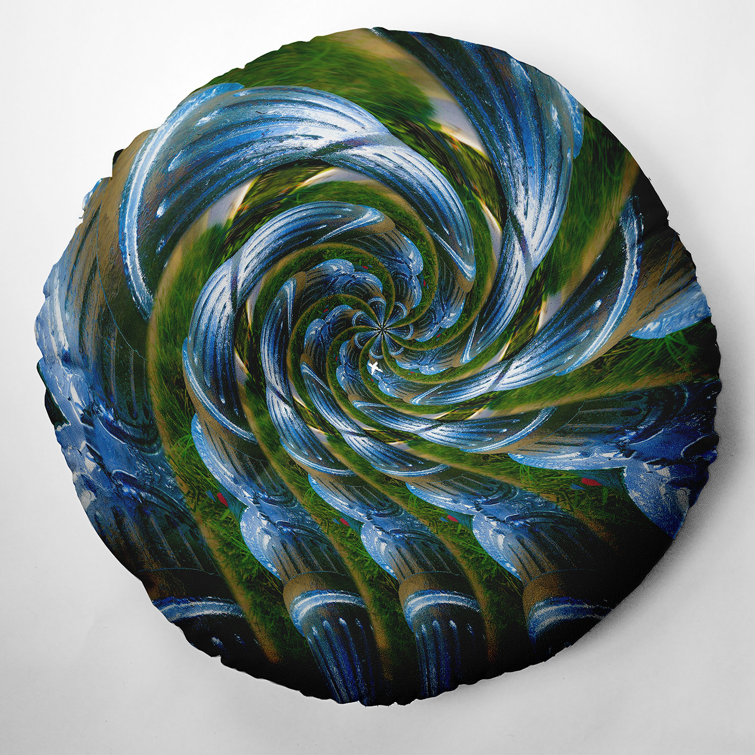 e by design 270_Bohemian & Eclectic Waterfall Design Tufted Floor ...