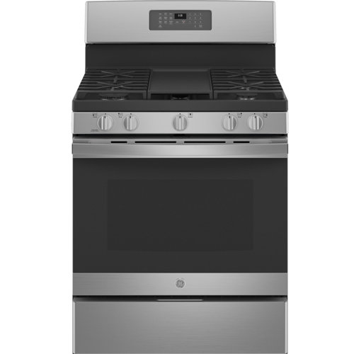 GE Appliances 30" 5 cu. ft. Freestanding Gas Range with Griddle ...