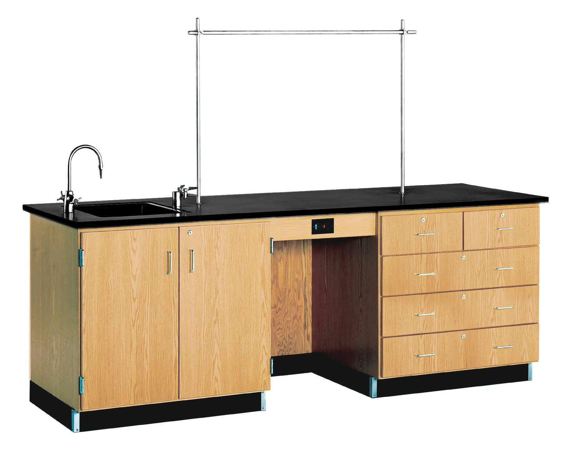 Diversified Woodcrafts Kinetic Quick-Ship 8ft Instructor's Desk | Wayfair