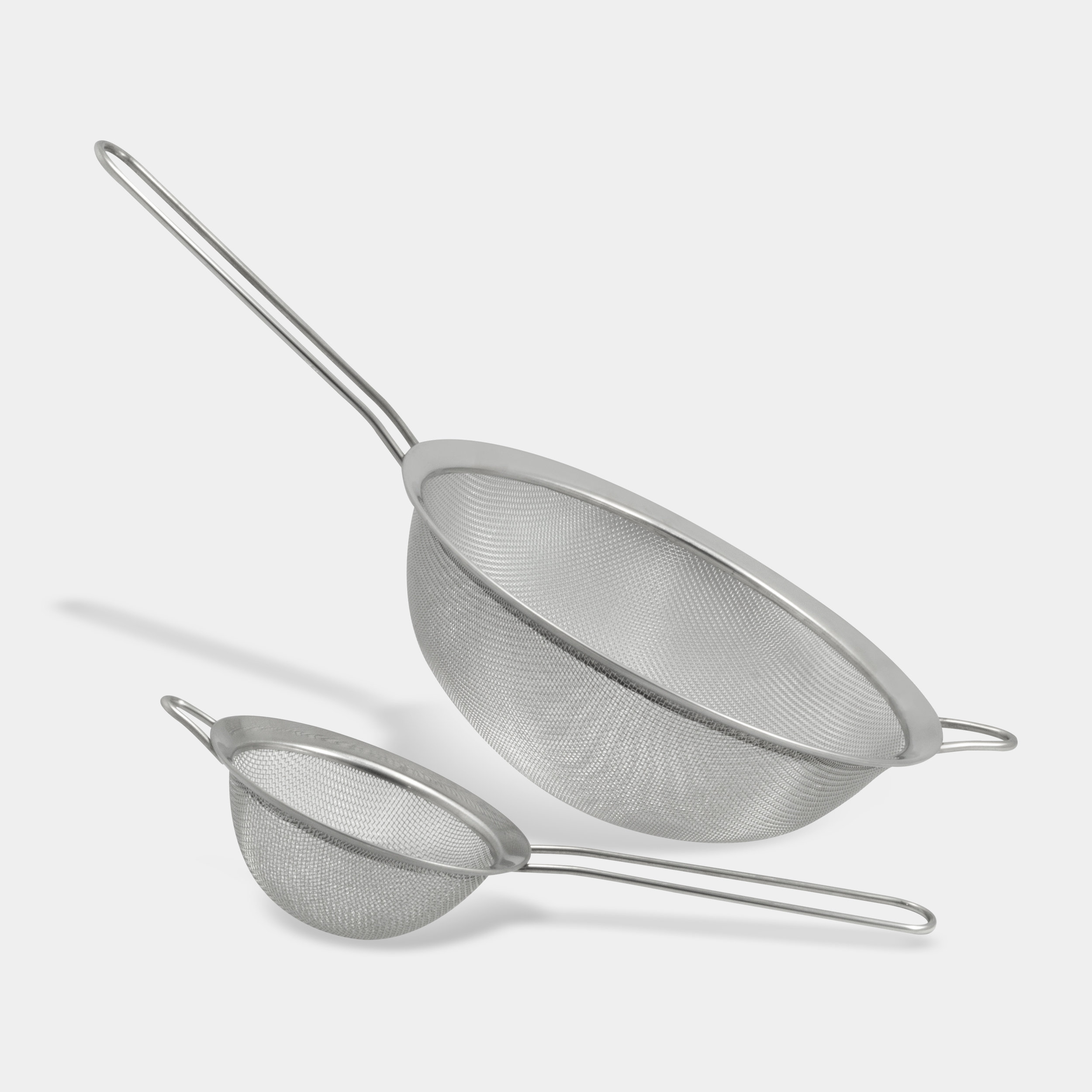 Cook Pro 2 Pc Stainless Steel Mesh Strainer Set - Wayfair Canada