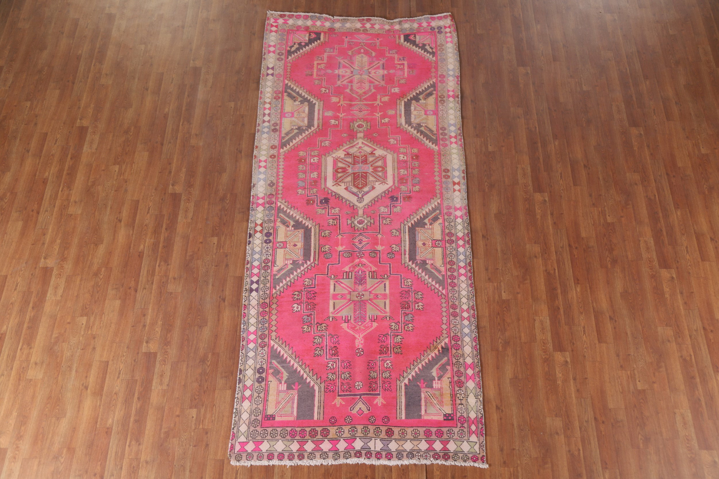 Dakota Fields Tribal Fuchsia Runner Rug 4x10 | Wayfair