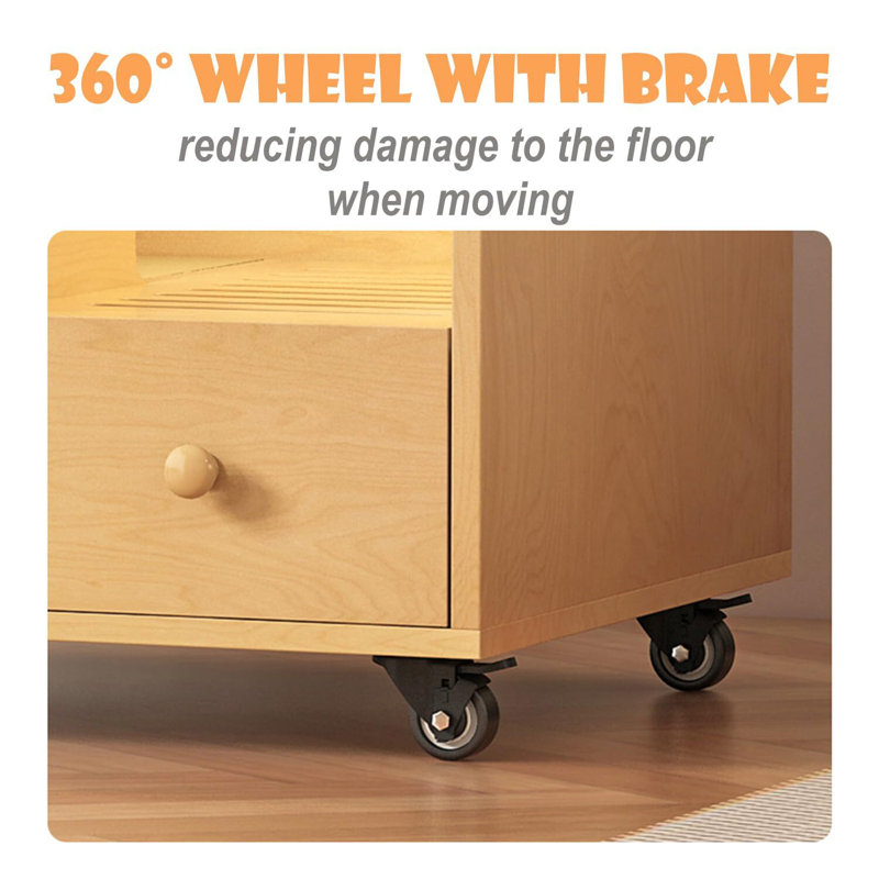 Ebern Designs Cat Litter Box Enclosure, Hidden Litter Box Furniture ...