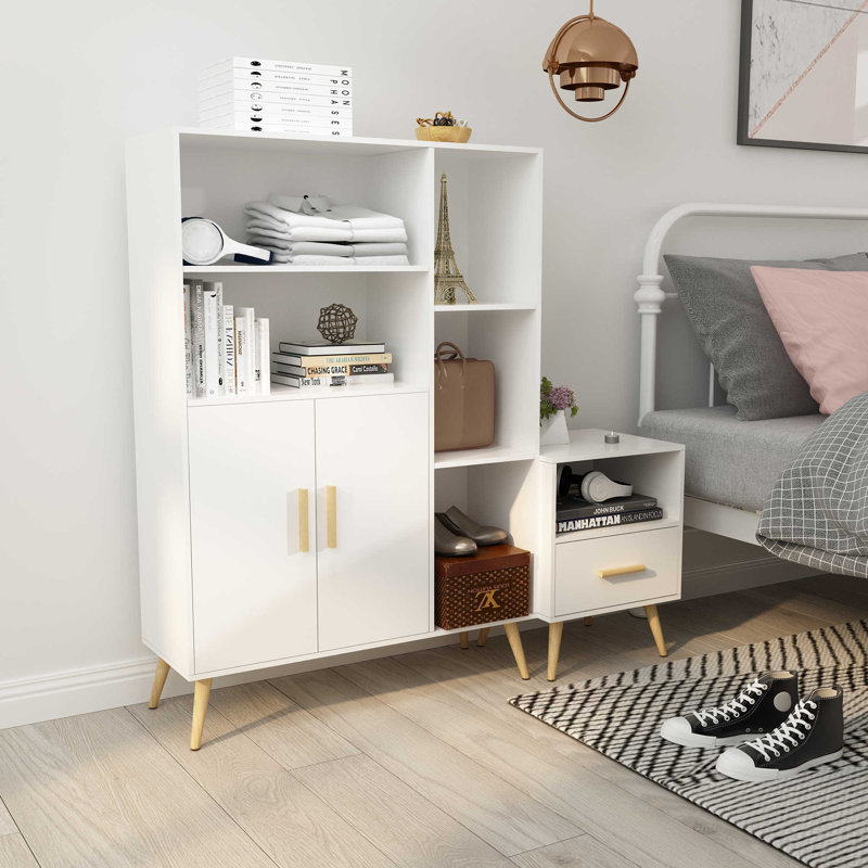 Norden Home Cular Manufactured Wood Bedside Table & Reviews | Wayfair.co.uk