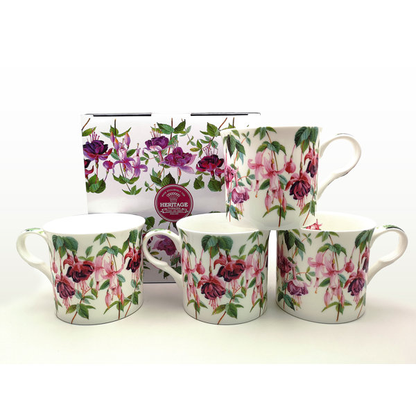 HERITAGE Fuchsia Bone China Mug & Reviews | Wayfair.co.uk