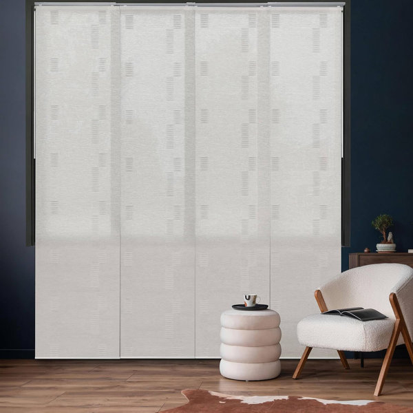 Suploo Adjustable Trimmable Natural Woven Panel Shades Sliding Panel ...