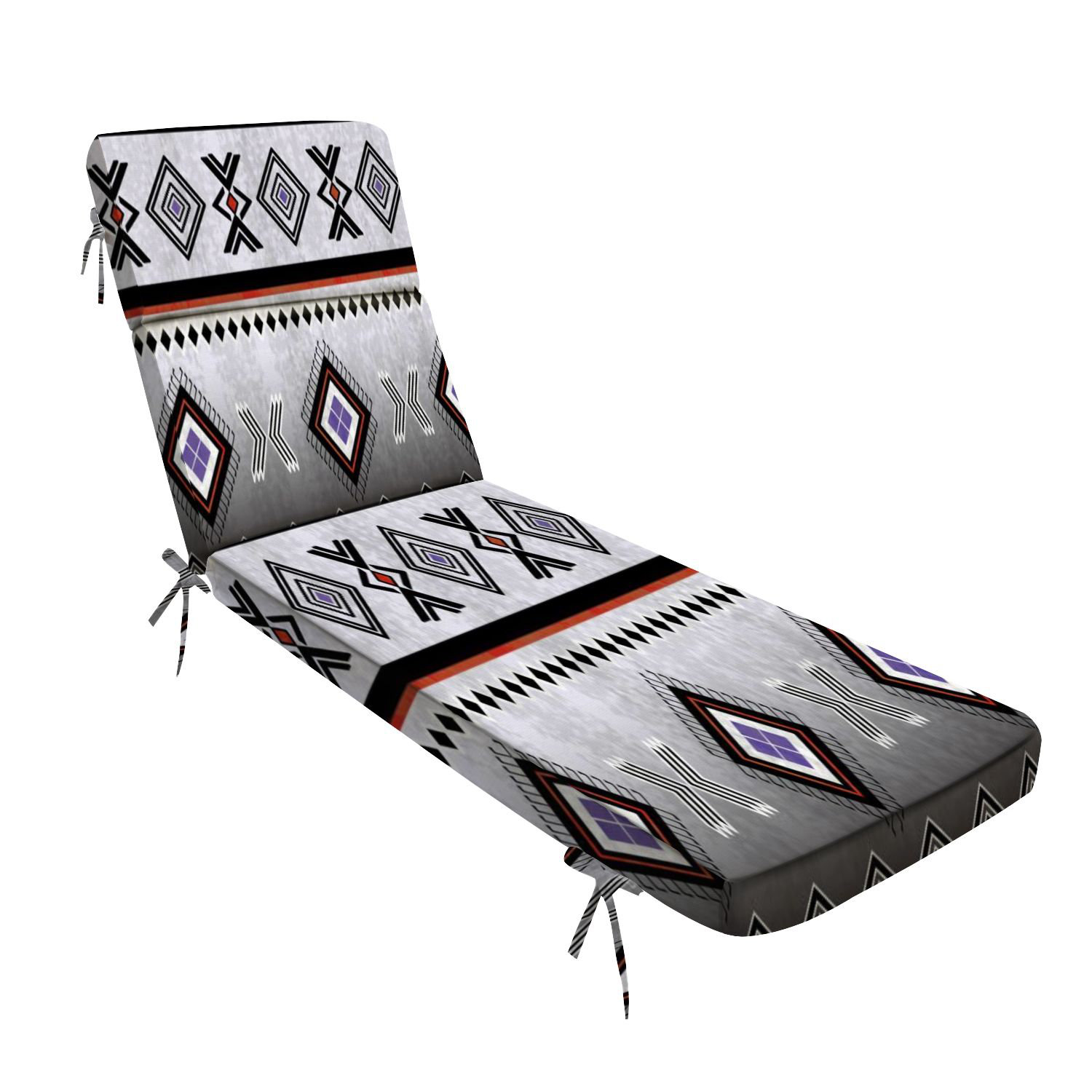Dakota Fields Outdoor Indoor 3'' Lounge Patio Cushion Navajo tribal ...