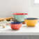 DOWAN Porcelain 3 Piece Mixing Bowl Set & Reviews | Wayfair